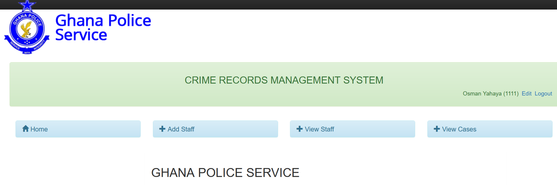 Police Crime Record Management System in PHP Free Source Code | SourceCodester
